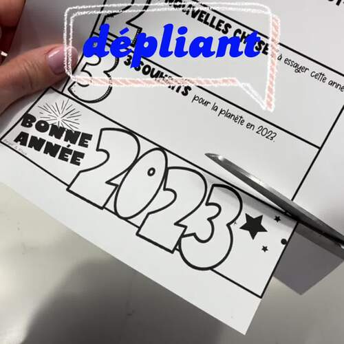 French New Year activities | Nouvel An - Activités bonne année 2023