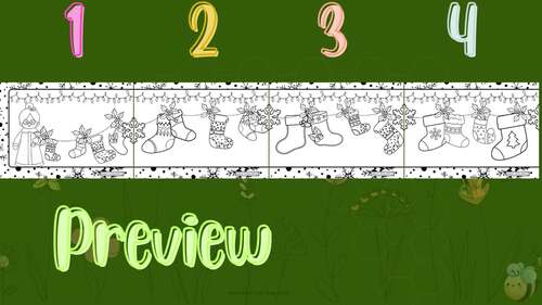 Classroom Christmas Decorations for grade 1, 2 and 3 : Christmas Stockings