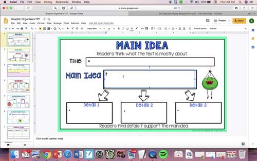 Nonfiction Graphic organizers in Spanish - google classroom- Distance ...