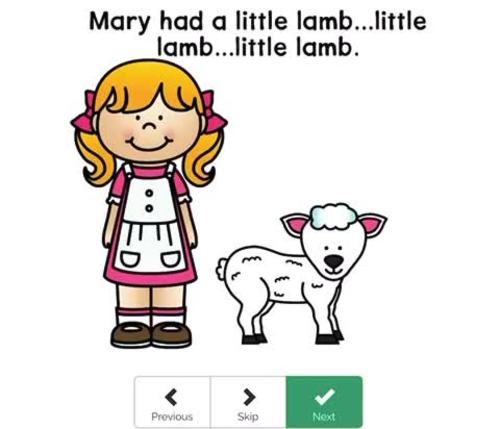 Mary had a Little Lamb Interactive Adaptive Book Unit (with Boom Cards!)