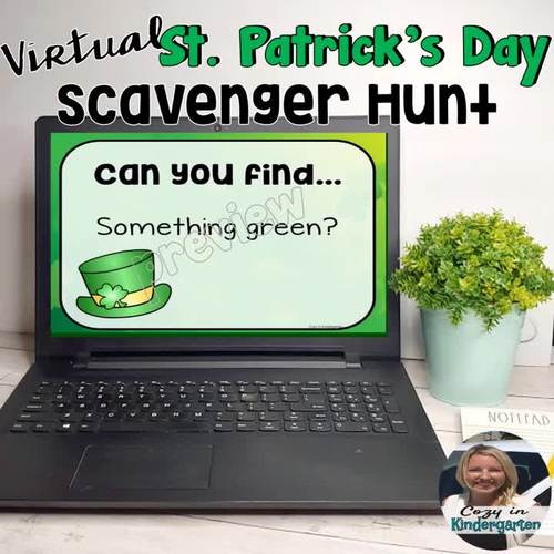 St. Patrick's Day Virtual Scavenger Hunt | Google Slides | TPT