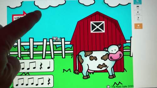 Rhythms on the Farm! 24 BOOM Digital Task Cards for Kindergarten & 1st ...