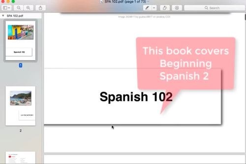 SPA 102 | Beginning Spanish 2 by Reynolds Book Store | TPT