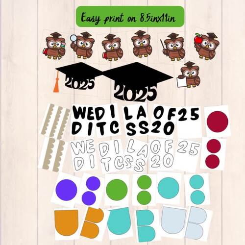 Graduating Bulletin Board Kit, End of year Graduation2025,Classroom ...