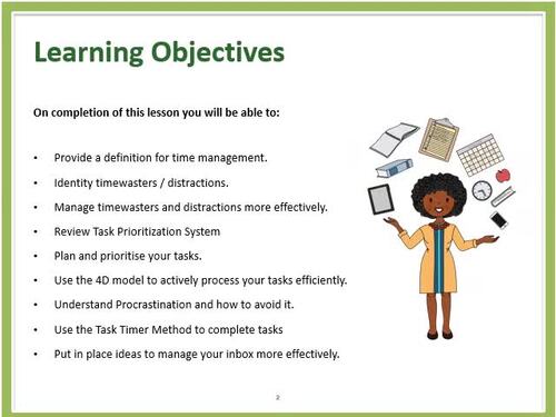 Time Management Soft Skills PPT Presentation | Activities - no prep and ...