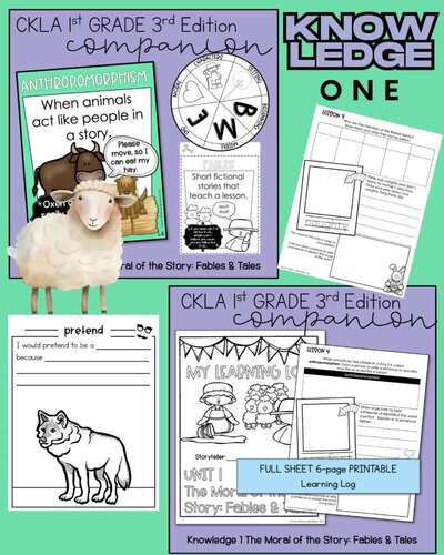 BUNDLE CKLA (3rd Edition) 1st Grade Companions Knowledge 1-5 by Kindiekins