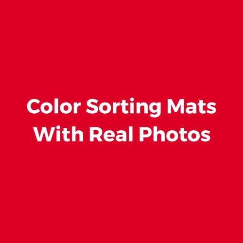 Sorting Colors Sorting Mats (With Real Photos) by File Folder Heaven