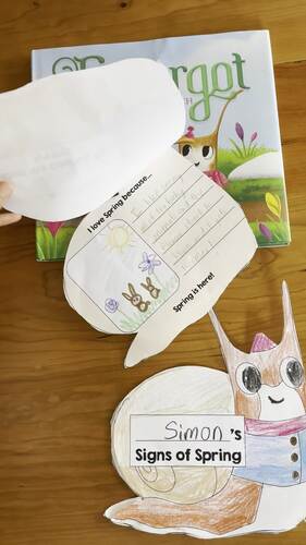 Escargot and the Search for Spring: Signs of Spring Snail Craft ELA ...