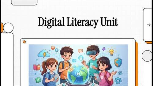 Digital Literacy BUNDLE | Digital Citizenship Curriculum | Grades 3-5