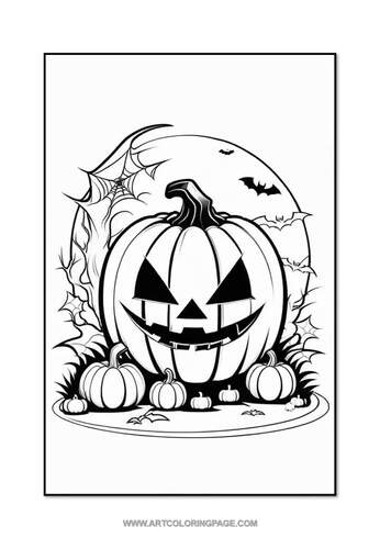 Halloween: Coloring Picture of a Witch Vol 4: Spooky Magic! by Coloringfy