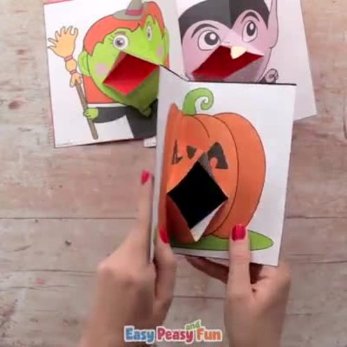 Halloween Craft - Halloween Pop Up Cards by Easy Peasy and Fun | TPT