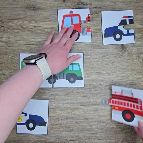 Community Vehicles Puzzles by HH Fun and Learning | TPT