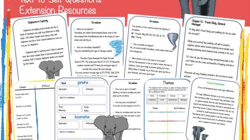 The Elephant's Girl by Celesta Rimington NO Prep Novel Guide by Mrs Lena