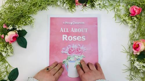 Spring Rose Flower Nonfiction Text RI.2.2 Main Topic Key Detail Lesson ...