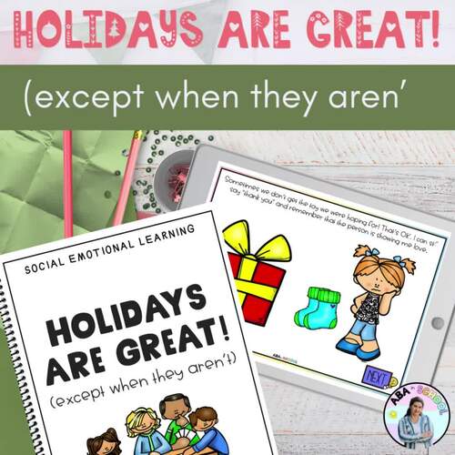 Winter holiday adaptive book and Christmas Social Story for expected ...