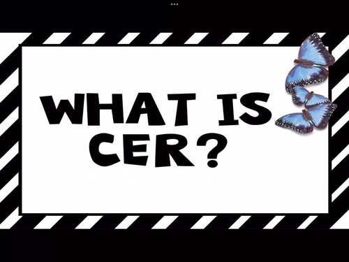 CER Bulletin Board Set | Butterfly-Themed Claim, Evidence, Reasoning ...