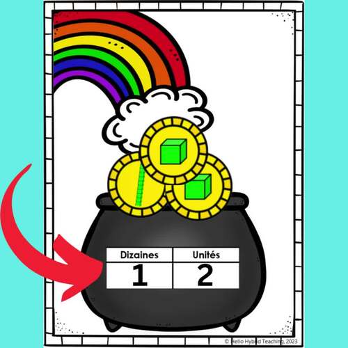 La Saint-Patrick: French St. Patrick's Day Math Centre and Craftivity