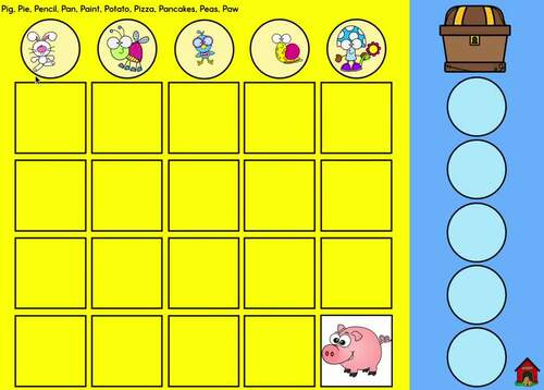 Digital Spring Cariboo Articulation Game: P, B, T, D by Jennie's Speech ...