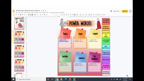 Medieval Japan Interactive Notebook Feudal Japan Activities Writing ...