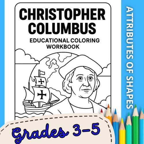 Christopher Columbus Coloring Book – Early Explorer Activities | Grades K–2