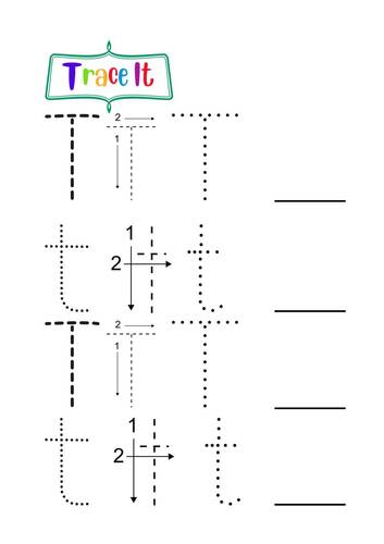 Toddlers Curriculum | Letter "T" Activities by Brainstorm Preschool