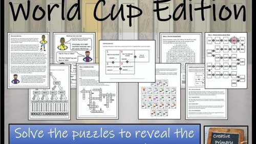 Soccer World Cup Escape Room Activity by Creative Primary Literacy