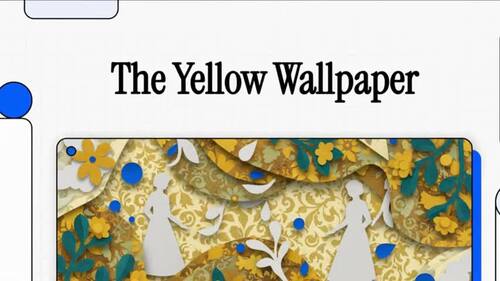 The Yellow Wallpaper Worksheets, Handouts, Activities Reading Comprehension