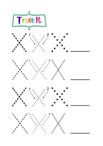 Toddlers Curriculum | Letter "X" Activities by Brainstorm Preschool