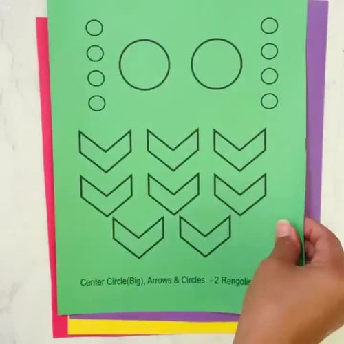 Diwali Craft - Diwali Rangoli Craft - Holidays around the world activities