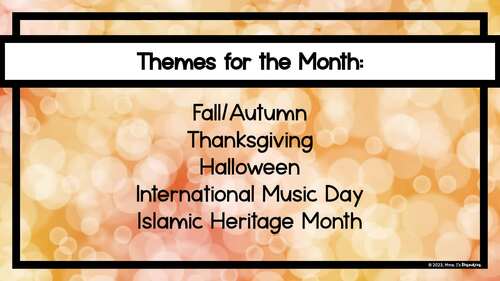Mot du jour | French Daily Word Work | October | Octobre by Mme I's ...