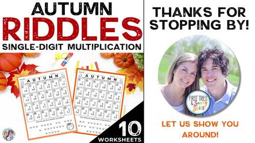 Single Digit Multiplication Worksheets Crack the Code Back to School ...