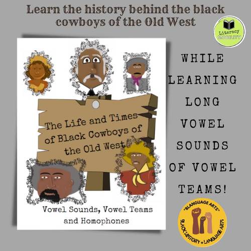 Vowel Team Worksheets Homophones Black History Black Cowboys Of The Old ...