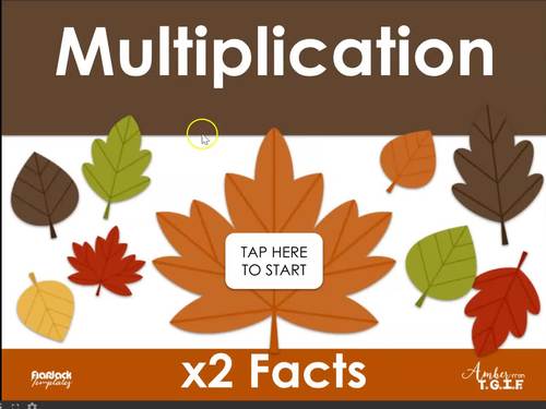 Digital Multiplication Practice Fact Fluency Game or Centers BUNDLE ...