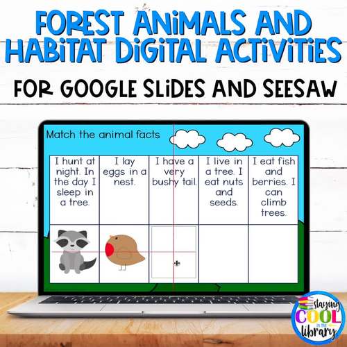 Animals and Habitats Print and Digital Readers and Activities BUNDLE