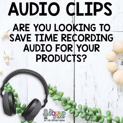 Christmas Themed Audio Clips for Digital Resources by The Primary Brain