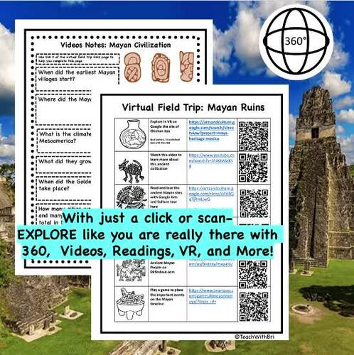 Ancient Mayans Virtual Field Trip by TeachWithBri | TPT