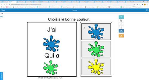Les Couleurs en Français Boom Card Bundle by Hands-on Multilingual Fun