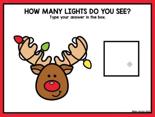 Christmas Counting to 10 for Google Slides™ & PowerPoint™ by Play All Day