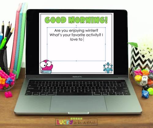 January Digital Morning Meeting Activities: Digital Calendar, Math ...