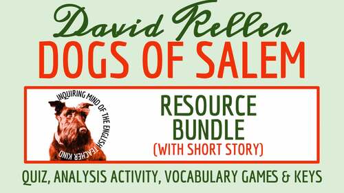 "Dogs of Salem" Gothic Fiction Activities | Witch Trials | Halloween ...