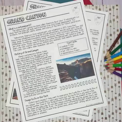 Death Valley National Park Reading Graphic Organizer Activity Research ...