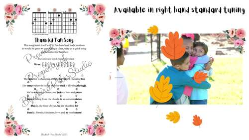 Guitar (Open G Tuning Right Hand) Thankful Fall Song by Strumming for ...