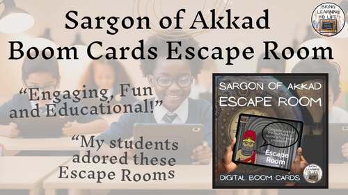Sargon of Akkad BOOM Cards Escape Room | Digital ELA Reading Activity