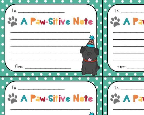 Cute Positive Note/Gram for Parents, Guardians, Students, Staff, Classmates