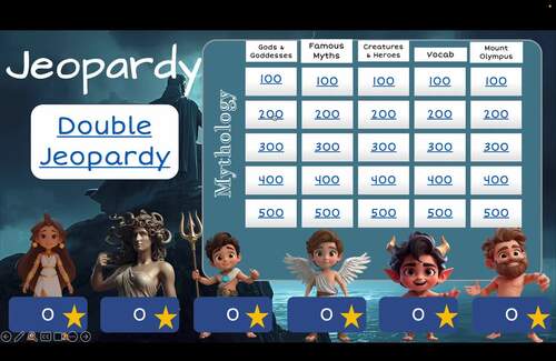 G2 Domain 4 Mythology - CKLA - Listening & Learning Jeopardy | TPT