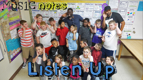 Listen Up Music Video by Music Notes | TPT