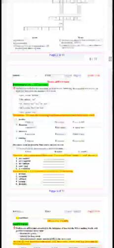 3rd Grade Pearson Myview Unit 3 Week 5 Practice Worksheets by Ahmed Younes