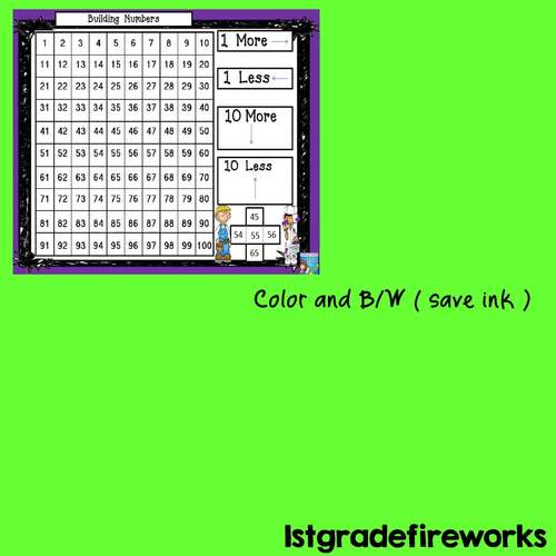 Math Task Cards Using the Hundreds Chart by 1stgradefireworks | TPT