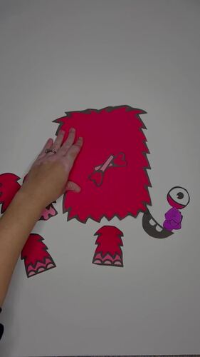 Love Monster Craft - Valentine Day Craftivity - EDITABLE Name Craft