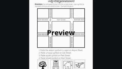 Map Symbols Worksheets: Numerous Activities: Digital & Print | TPT
